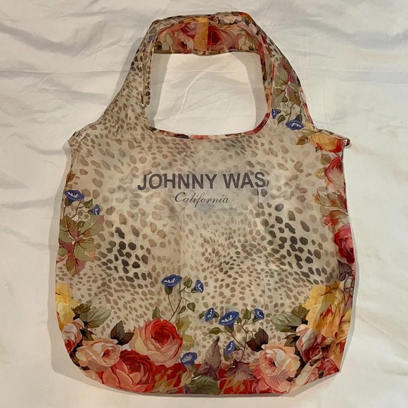 Johnny Was | Bags | Nwot Johnny Was Floral Nylon Shopping Bag | Poshmark